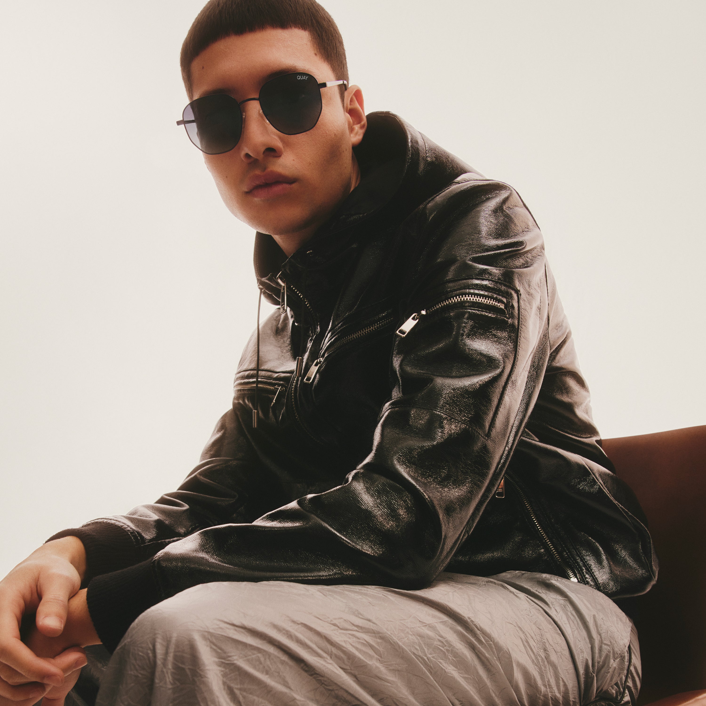 BIG TIME Women's Metal Frame Hexagonal Sunglasses – Quay