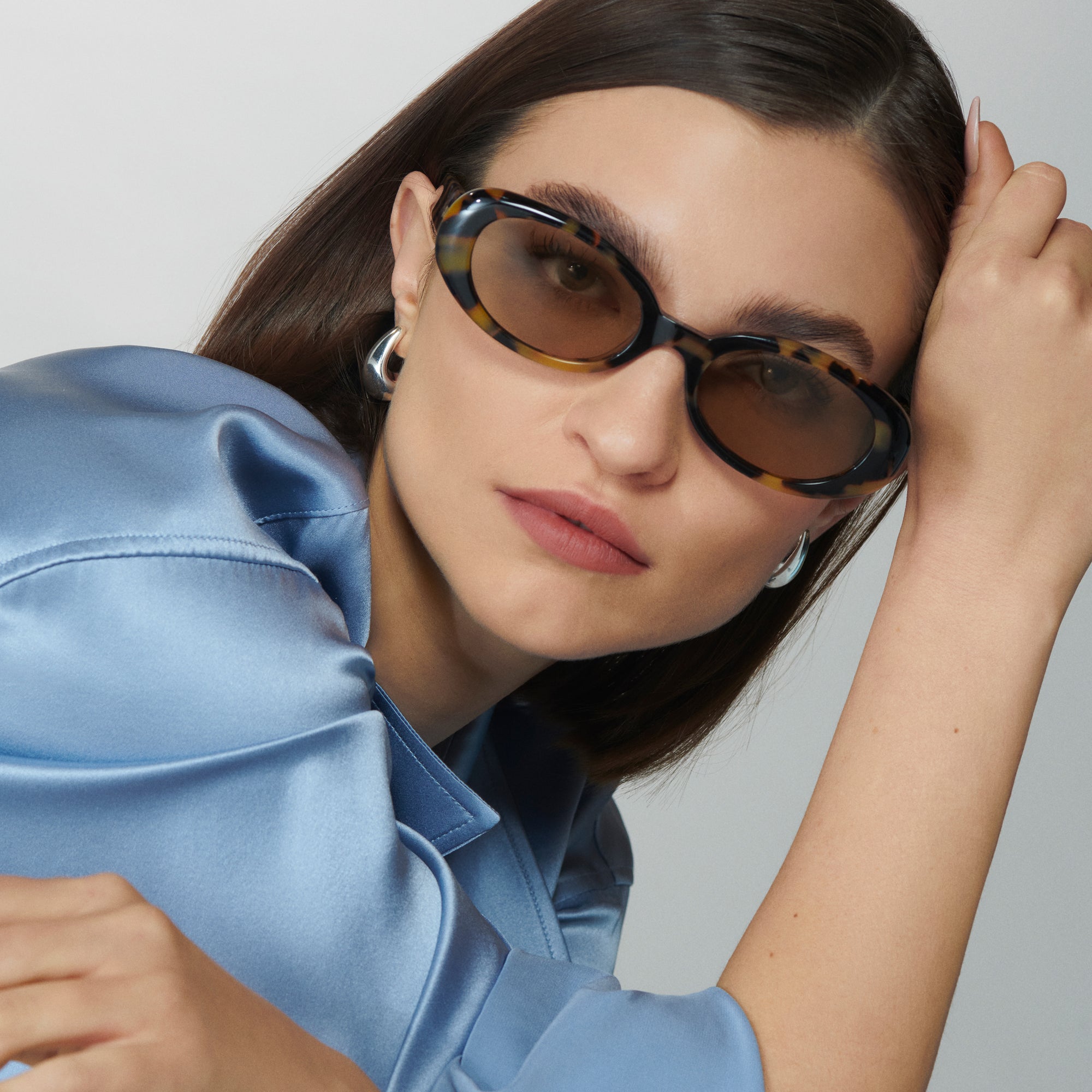 FELT CUTE Retro Oval Sunglasses for Women – QUAY