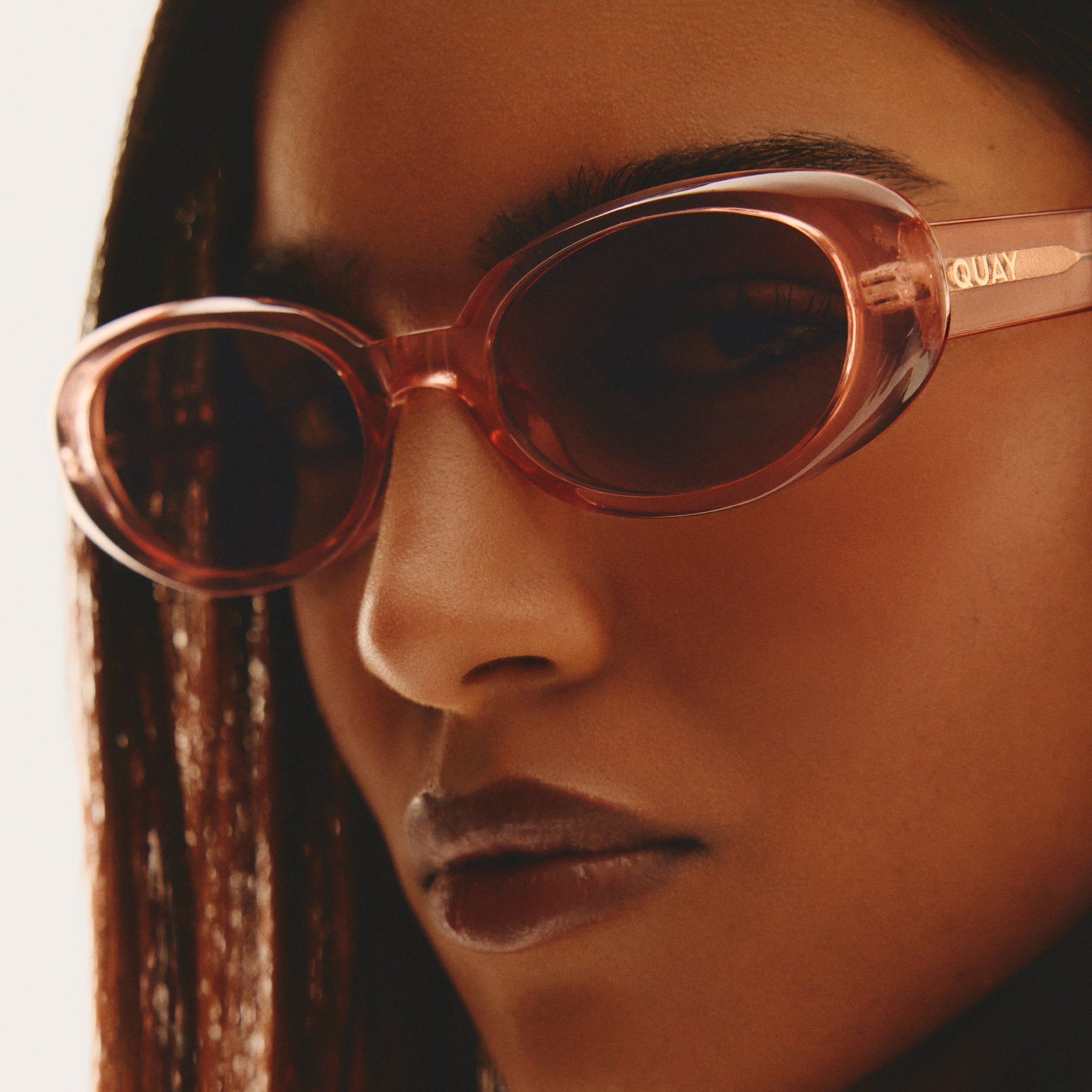 FELT CUTE Retro Oval Sunglasses for Women – QUAY