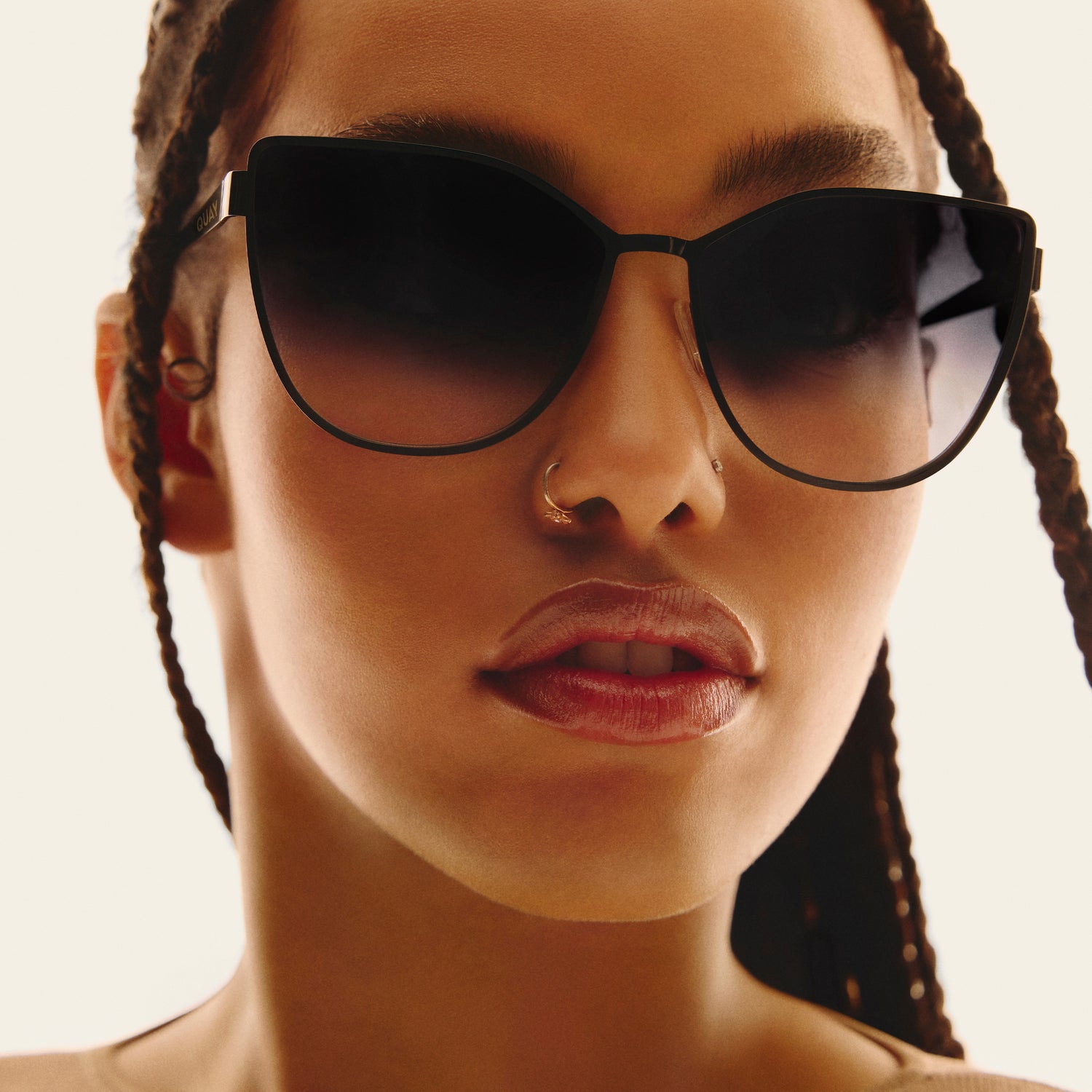IN PURSUIT Metal Frame Cat Eye Sunglasses – QUAY