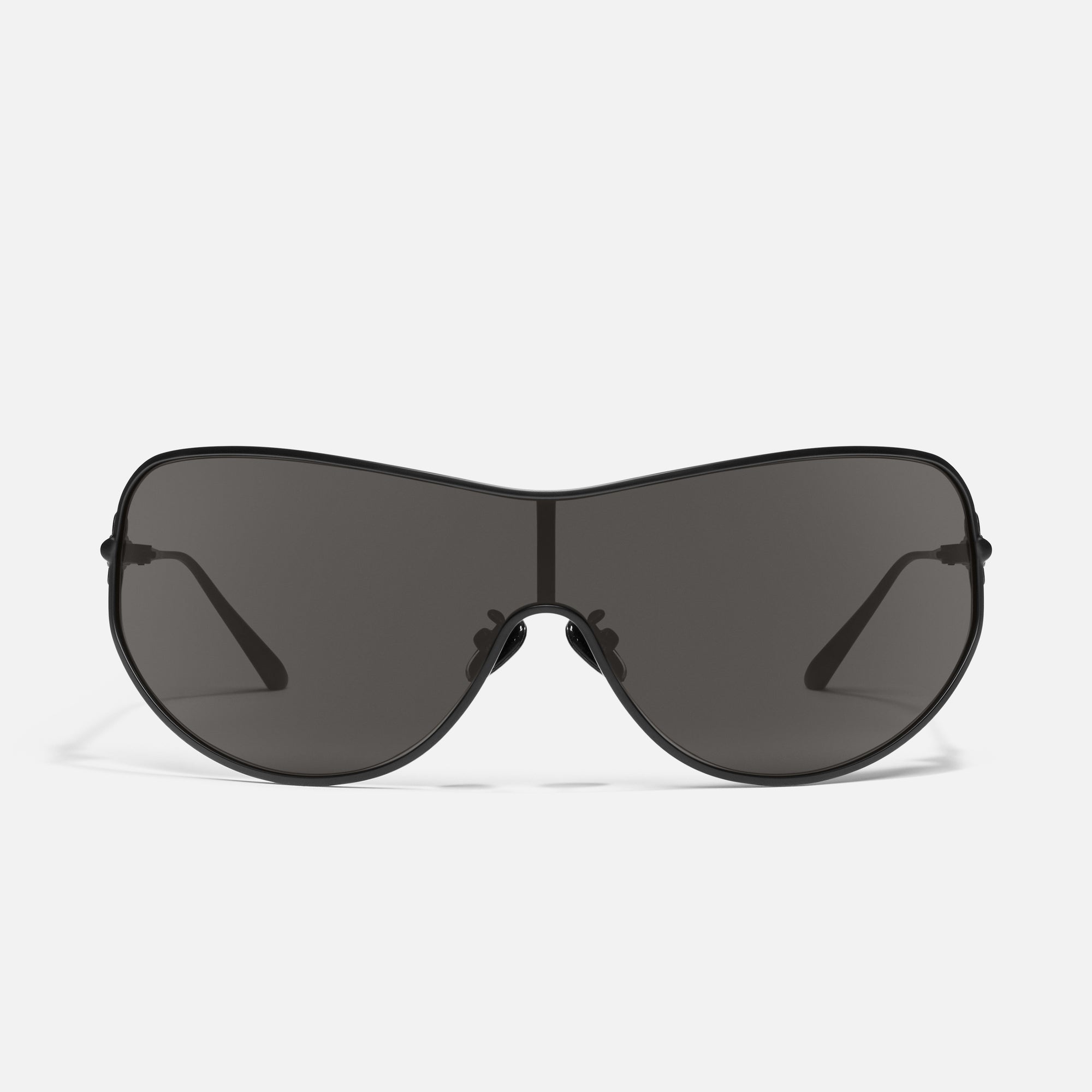 BALANCE Wrap Shield Sunglasses with Metal Frame – QUAY