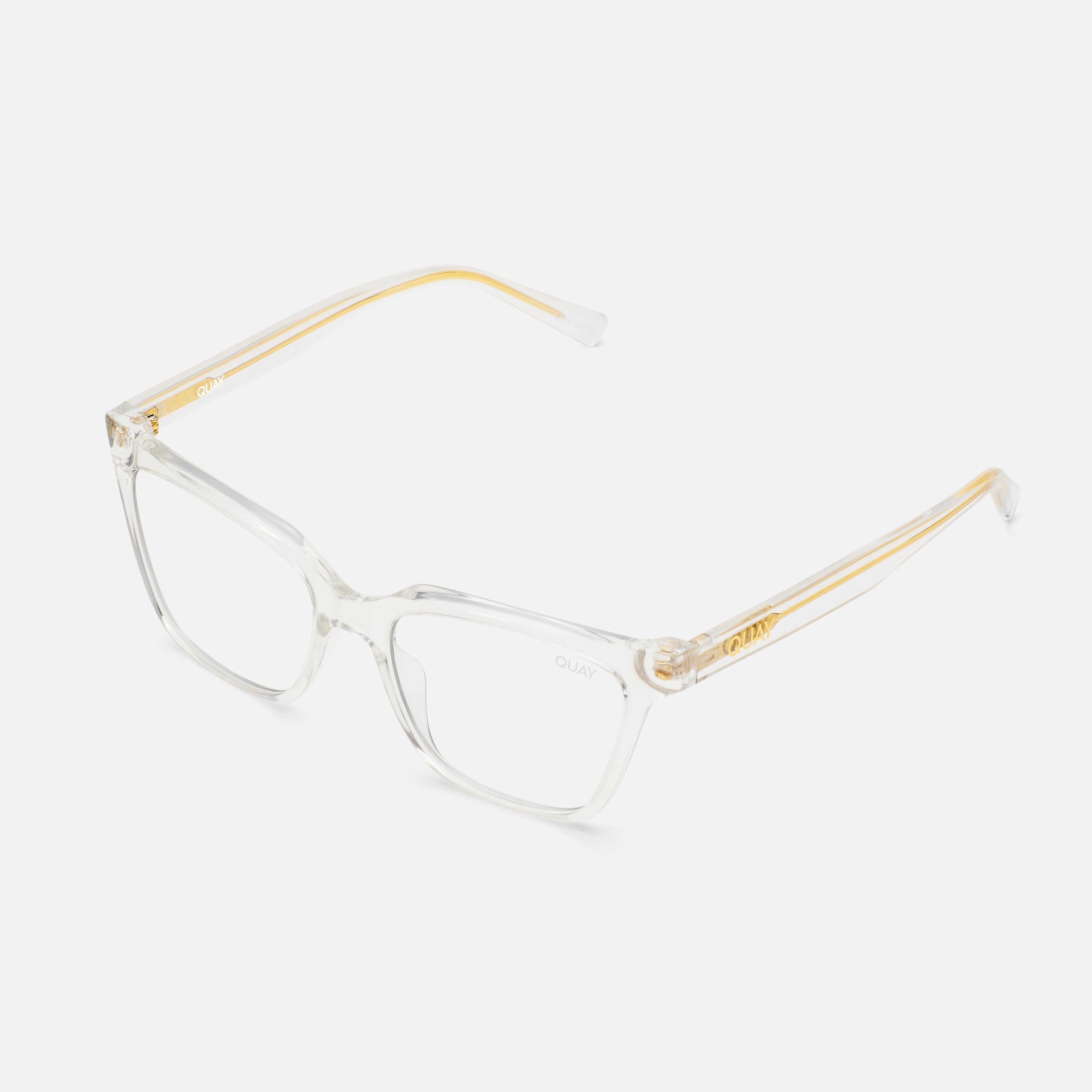 CEO Square Cat-Eye Blue Light Glasses | Quay Australia