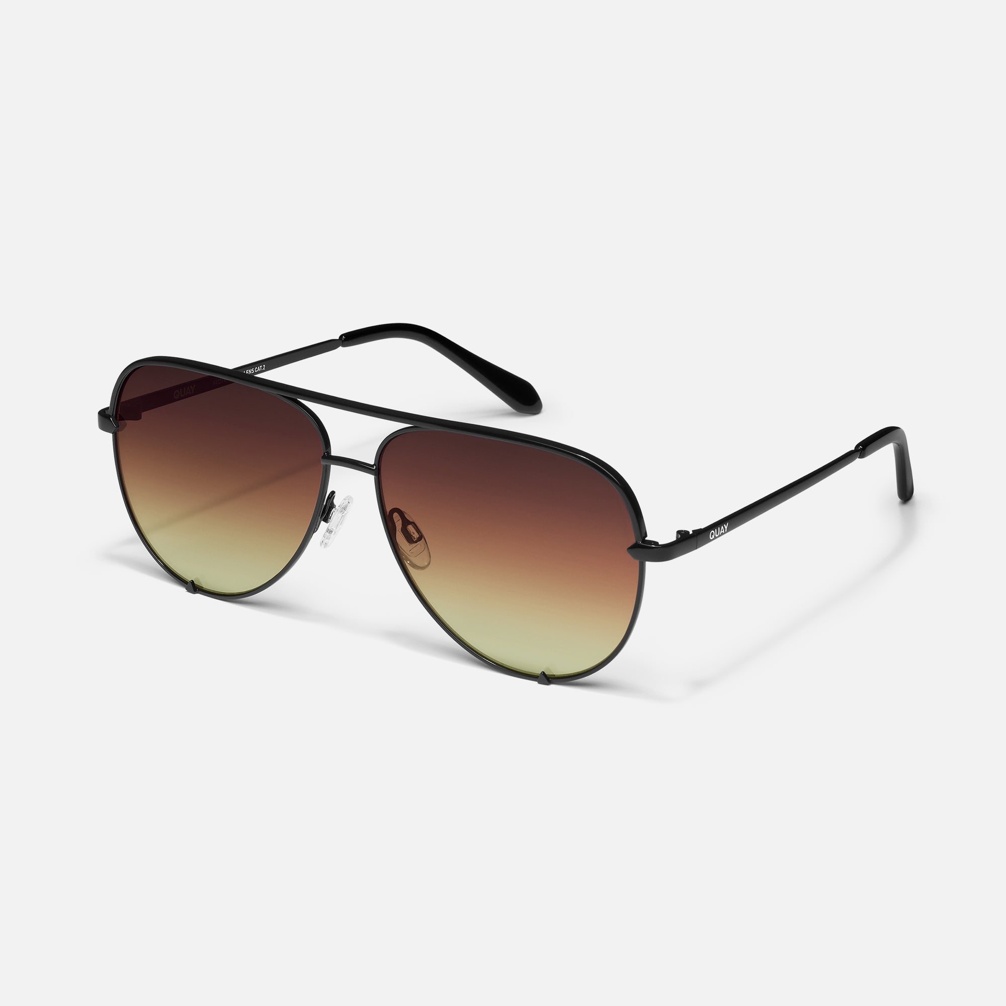 HIGH KEY Wire Frame Aviator Sunglasses – QUAY