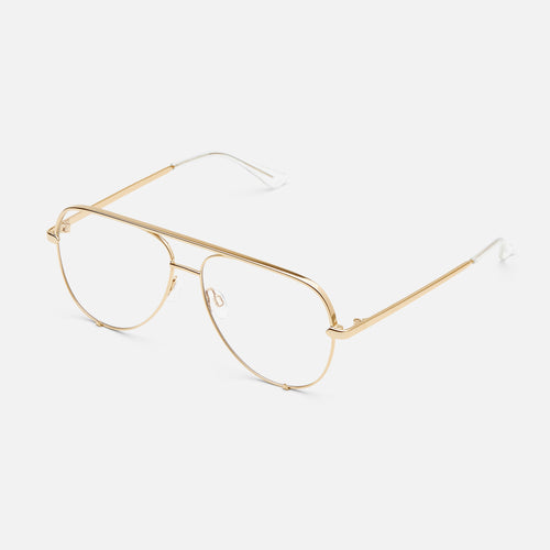 ALL HIGH KEY Aviator Sunglasses & Prescription Glasses – Quay