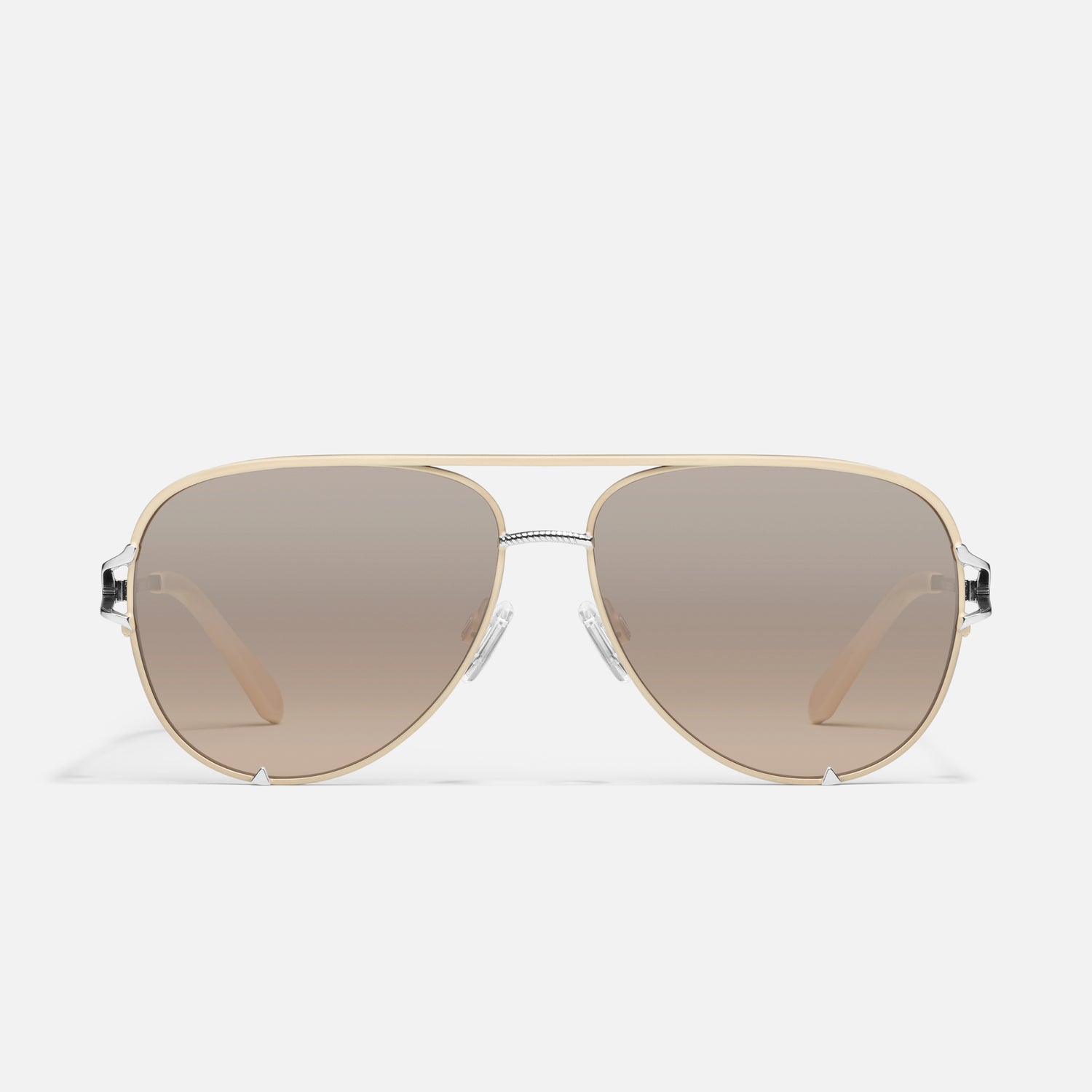 HIGH KEY TWIST Metal Aviator Sunglasses – Quay