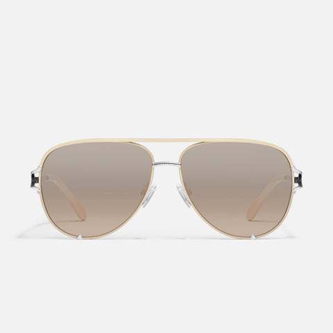 HIGH KEY TWIST Metal Aviator Sunglasses – Quay