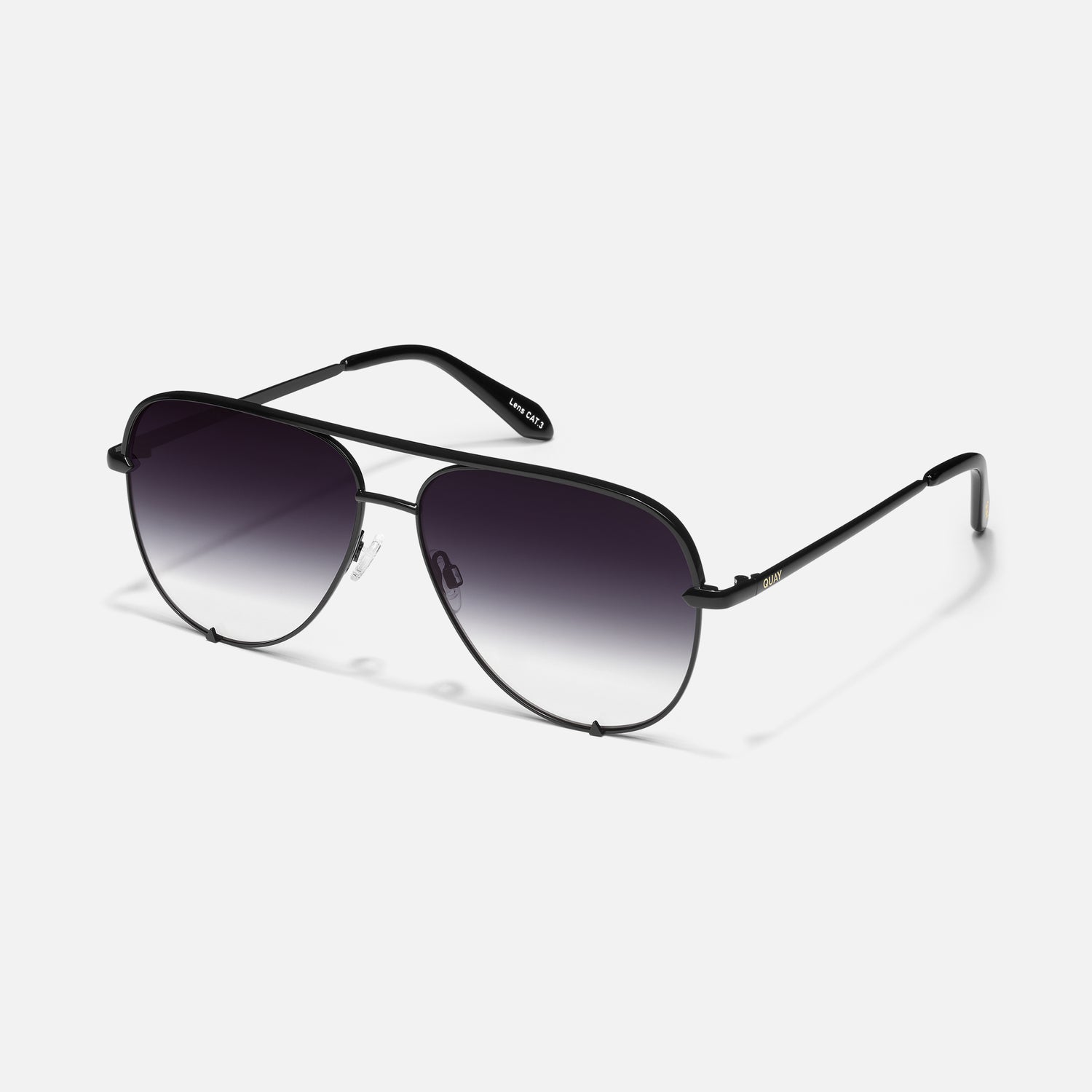 HIGH KEY MINI Classic Aviator Sunglasses with Wire Frame – QUAY