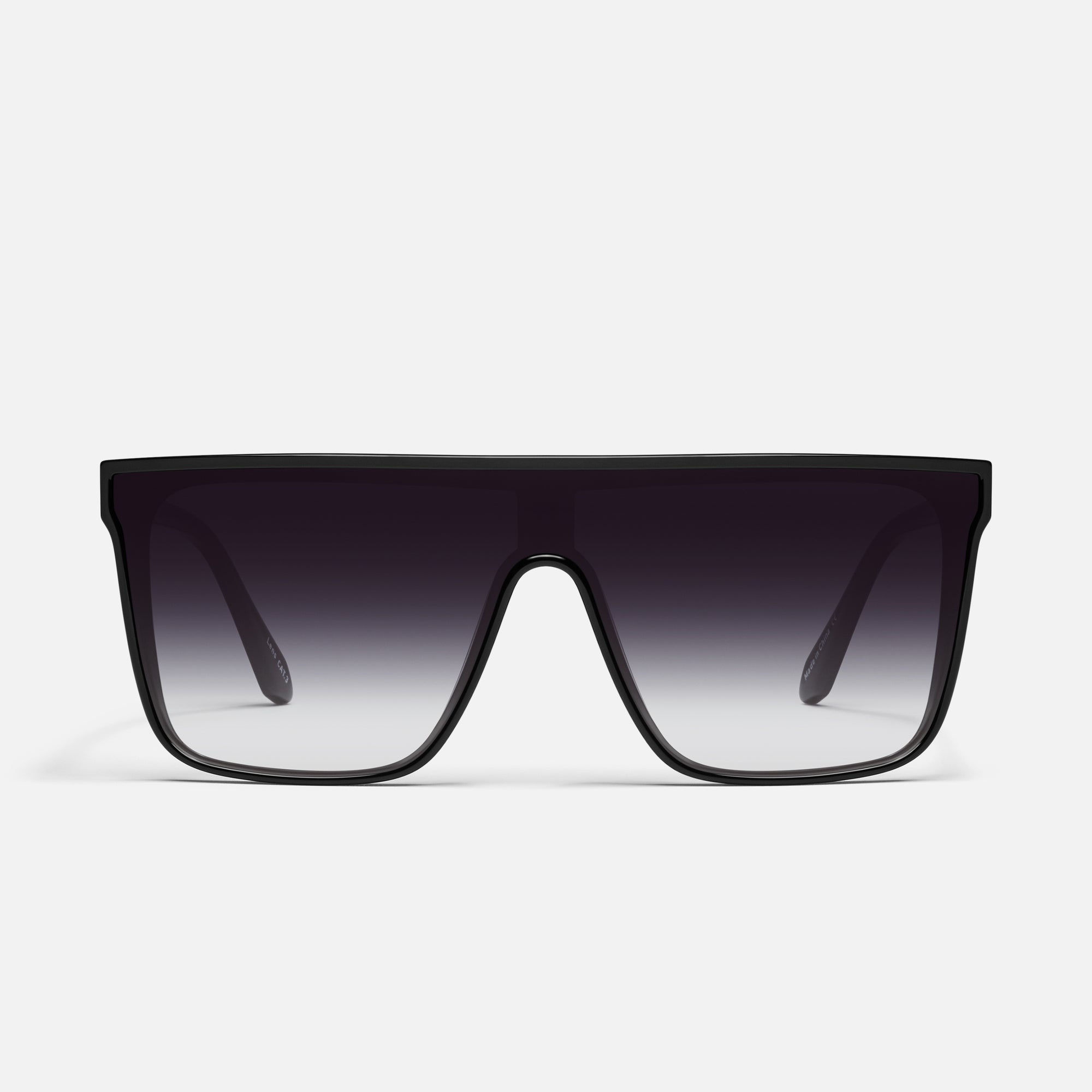 NIGHTFALL Women's Flat Top Shield Sunglasses – Quay