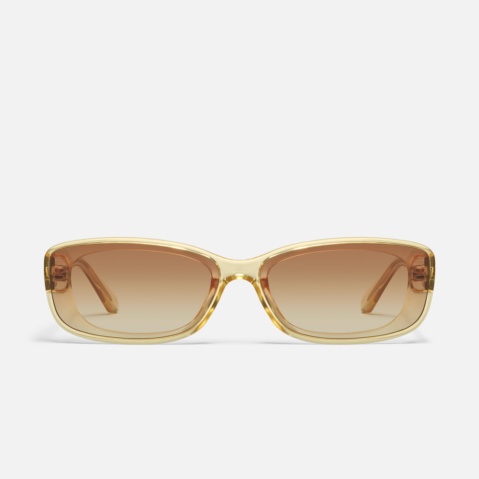 VIBE CHECK Narrow Rectangular Sunglasses | Polarized & Tinted – QUAY